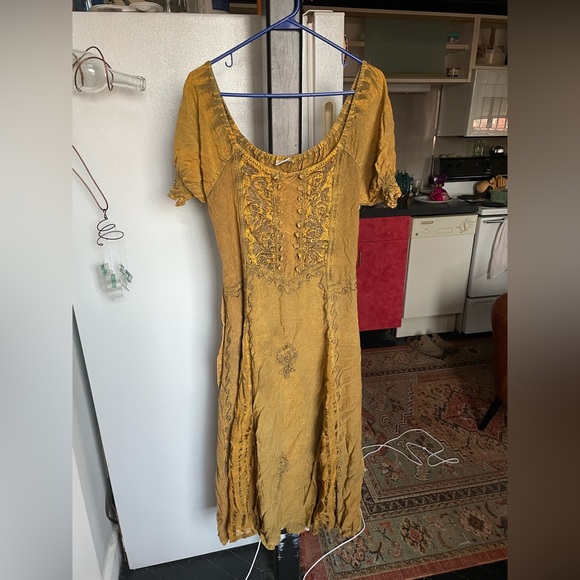 Dresses | Renaissance Acid Washed Dress | Poshmark